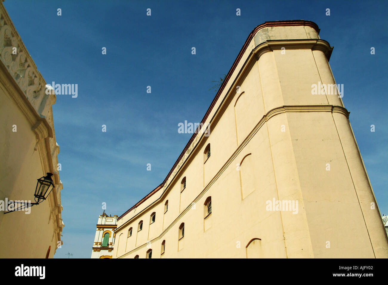 Curved building Seville Spain Stock Photo - Alamy