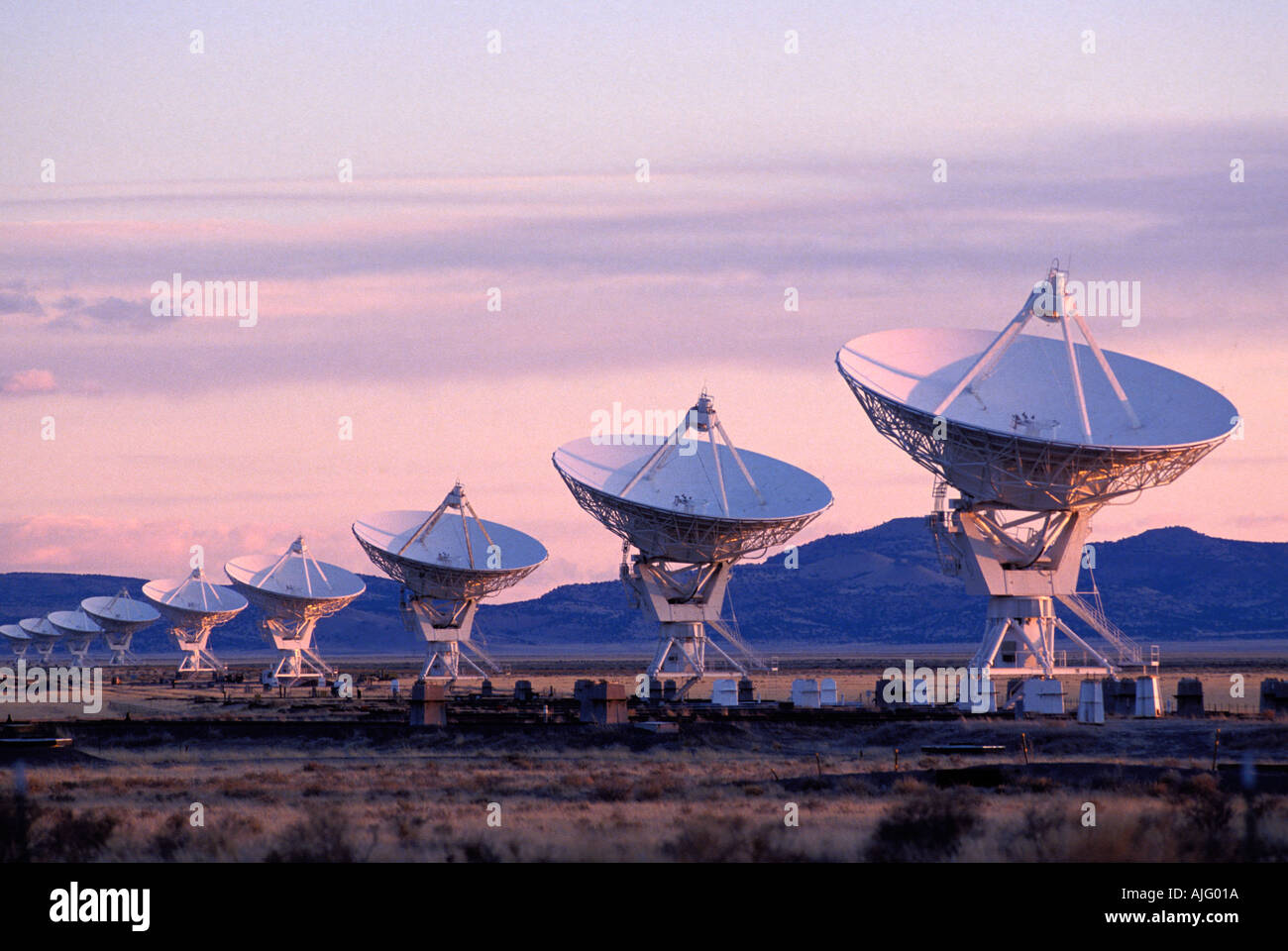 Very Large Array VLA astronomical radio observatory Plains of San ...