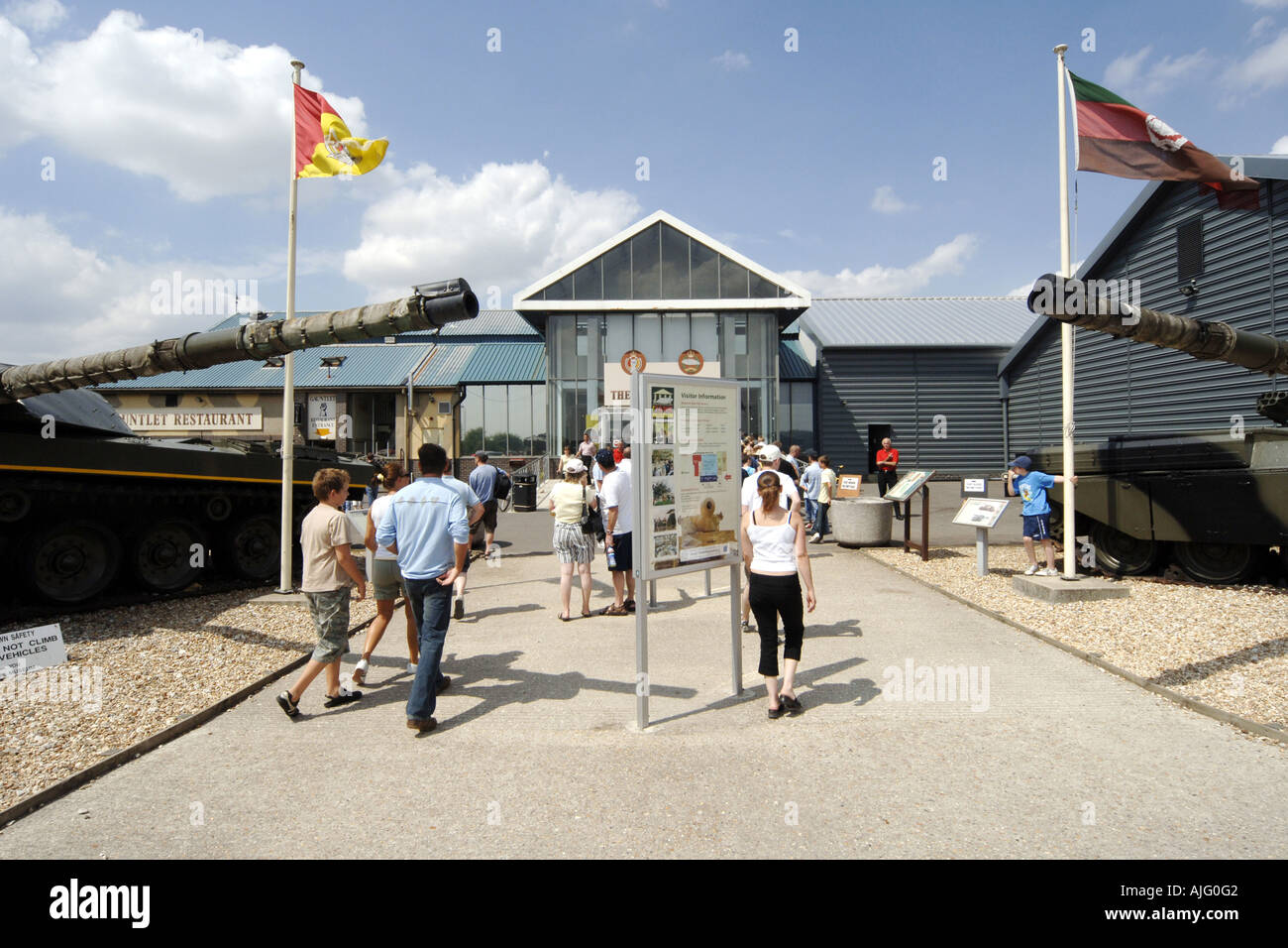 The entrance to the Bovington tank Museum Dorset Stock Photo - Alamy