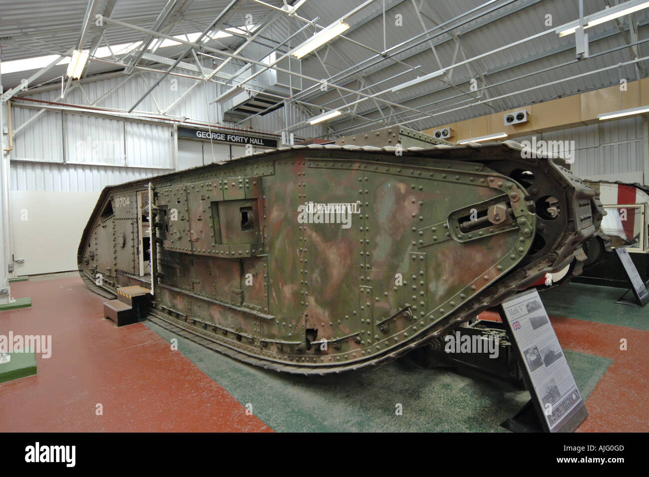 British First World war Mark 5 Tank Stock Photo - Alamy