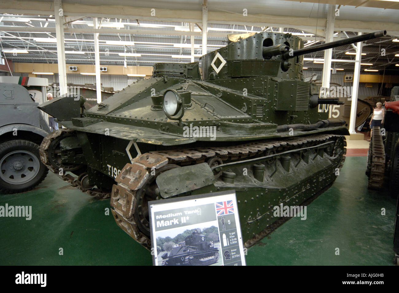British Mark2 Medium tank of the inter war period Stock Photo - Alamy