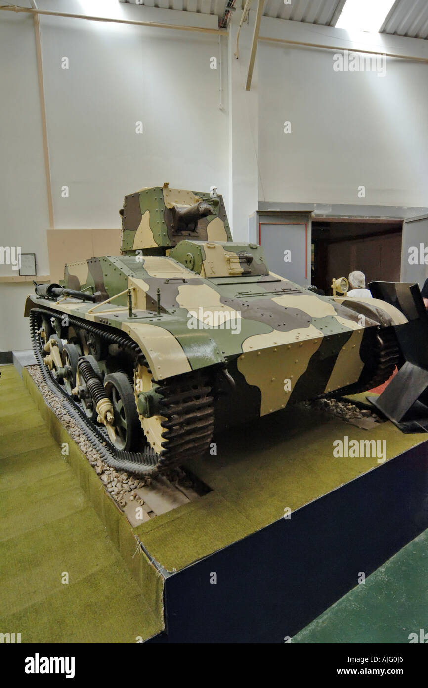 British Inter war period Light Tank Stock Photo - Alamy