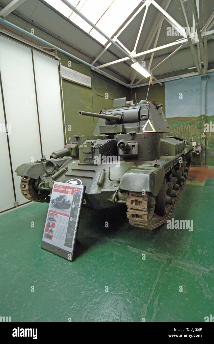 British WW2 Cruiser Mk 1 Medium Tank Stock Photo - Alamy