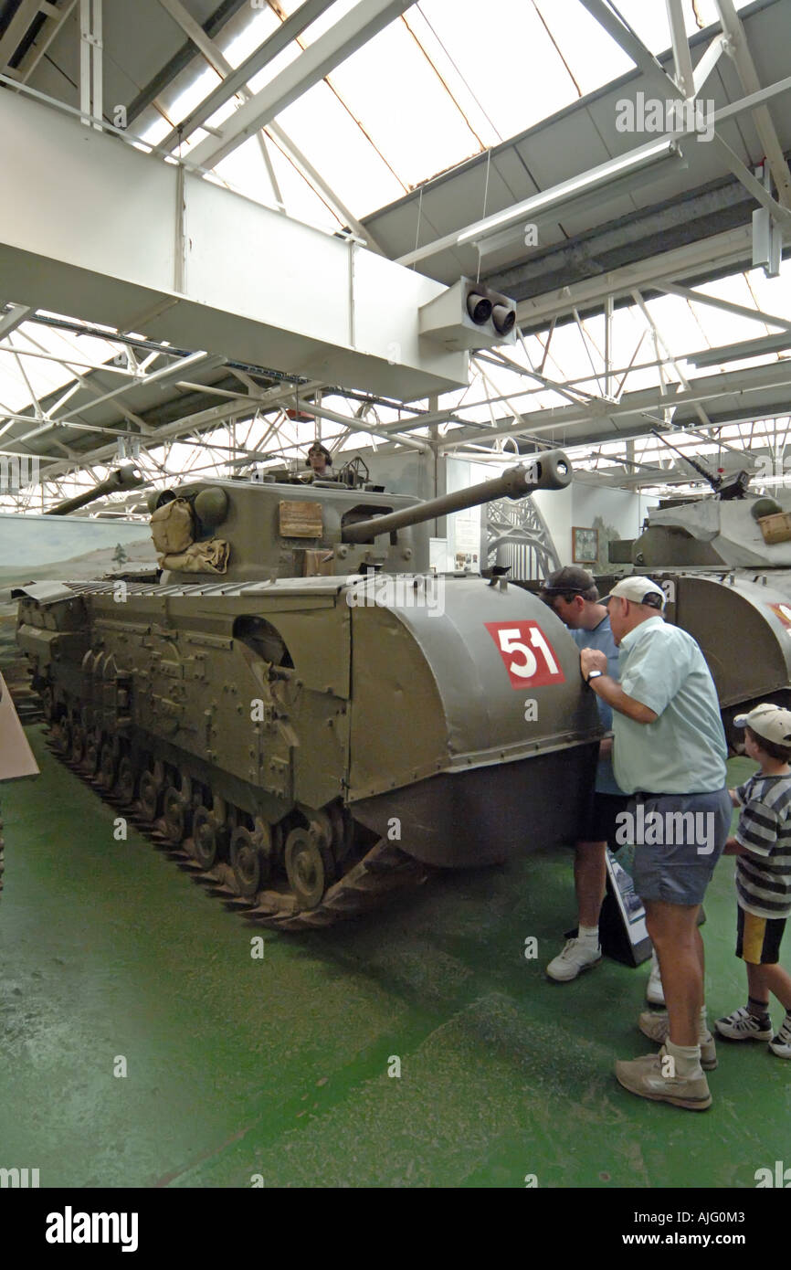 British WW2 Churchill Tank Stock Photo - Alamy