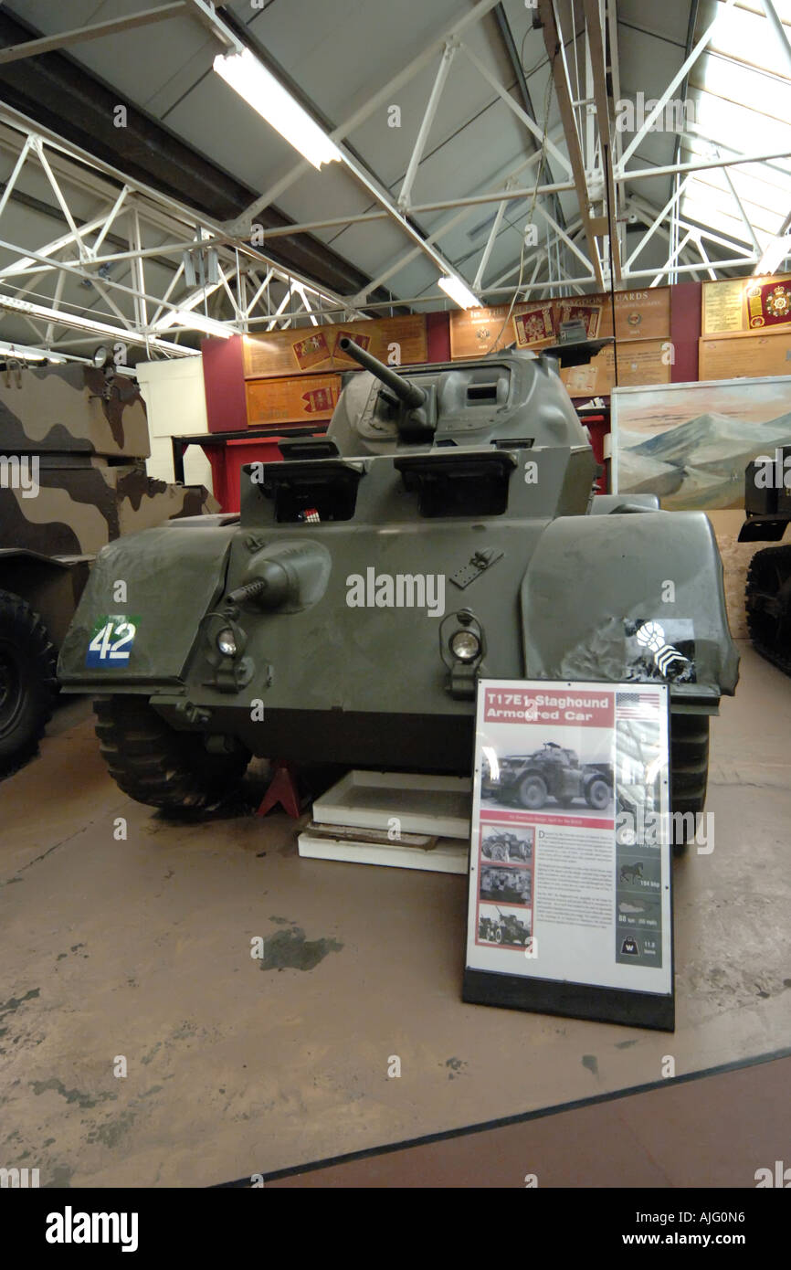British WW2 Staghound Armored Car Stock Photo - Alamy