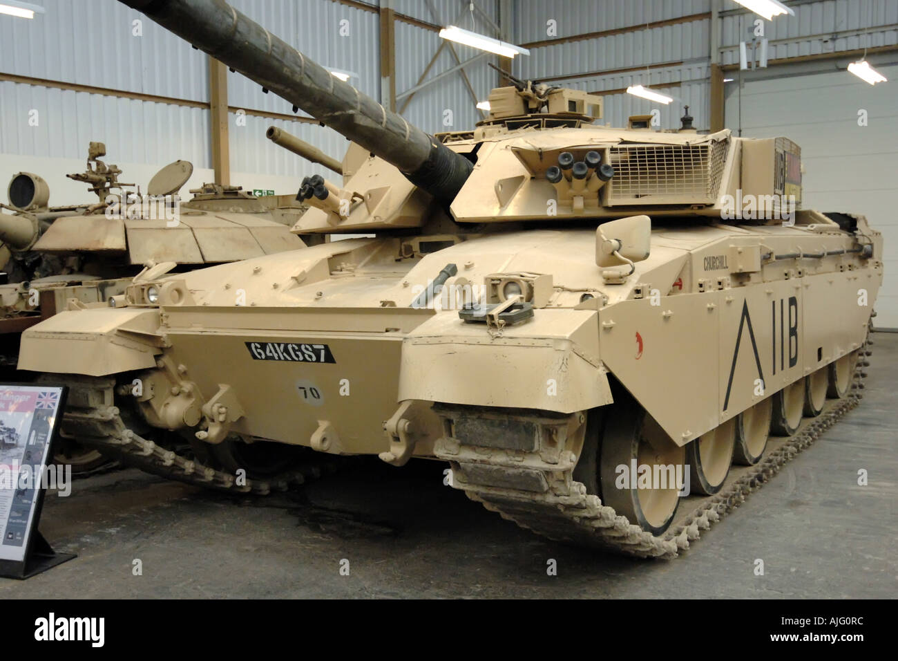 British Challenger Tank as used in the gulf war Stock Photo - Alamy