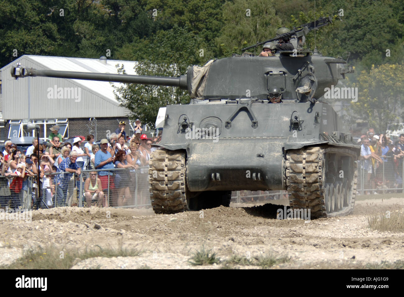 American WW2 Sherman tank Stock Photo - Alamy