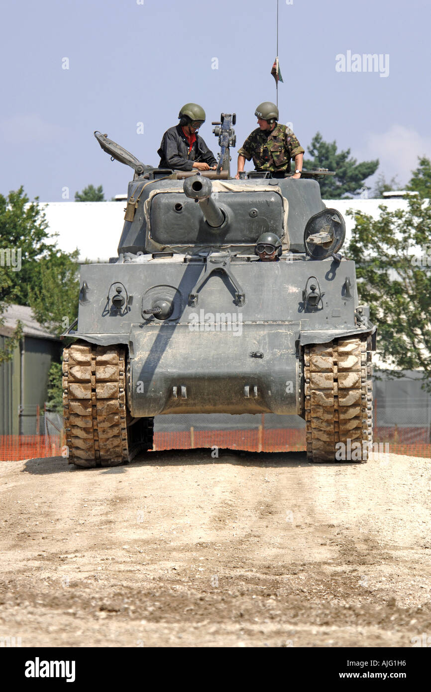 American WW2 Sherman tank Stock Photo - Alamy