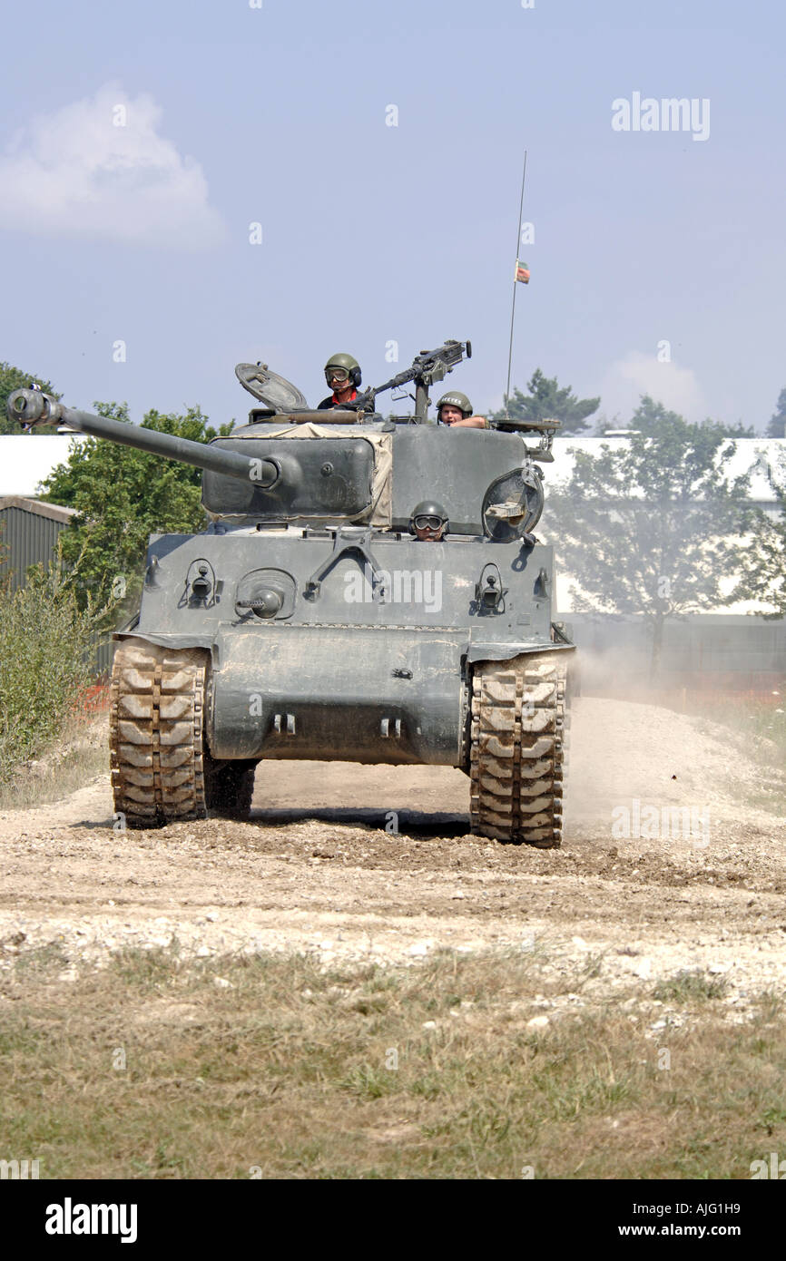 American WW2 Sherman tank Stock Photo - Alamy