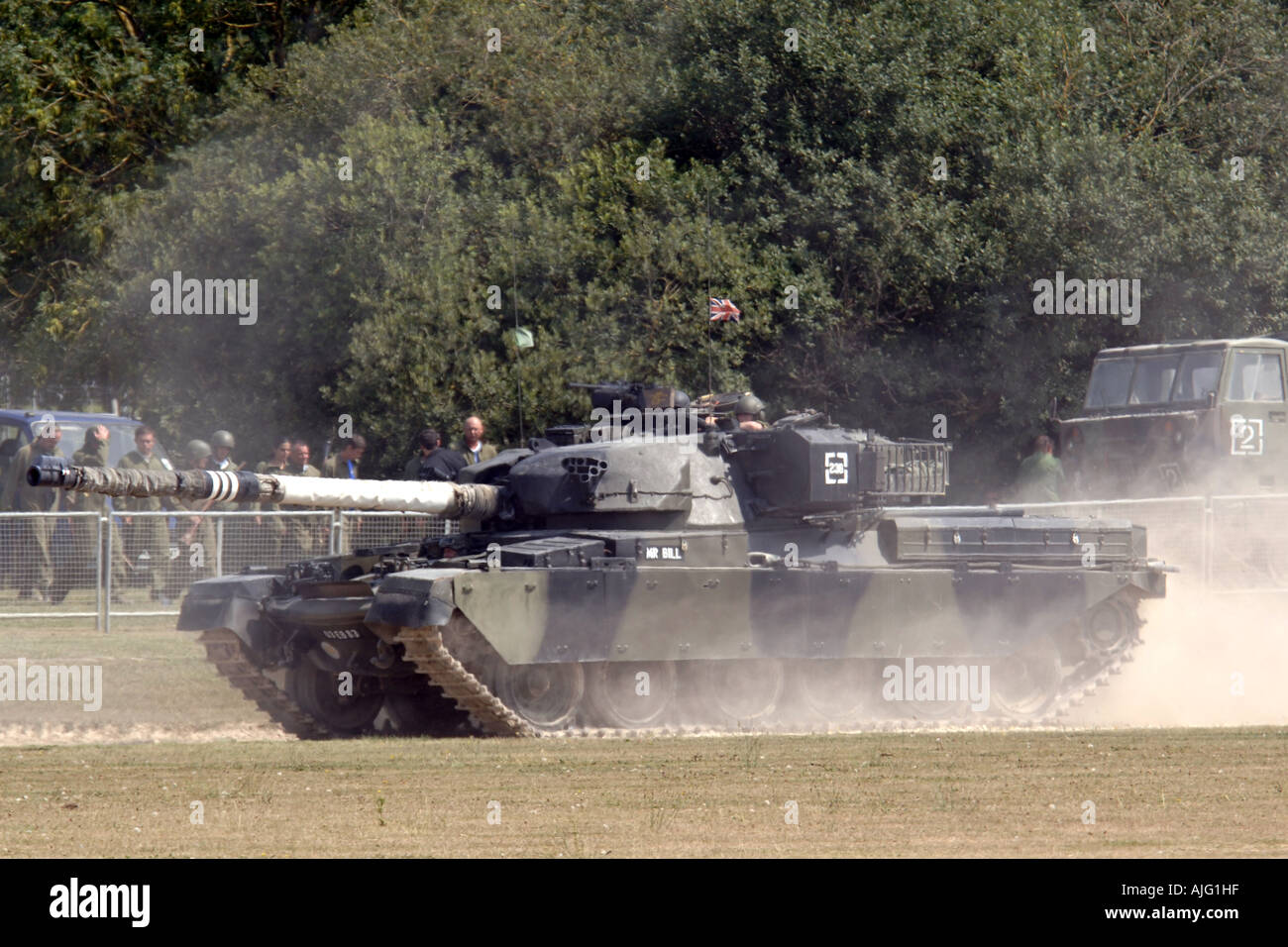 Modern day British Army Chieftain tank on manouvers in Europe Stock ...