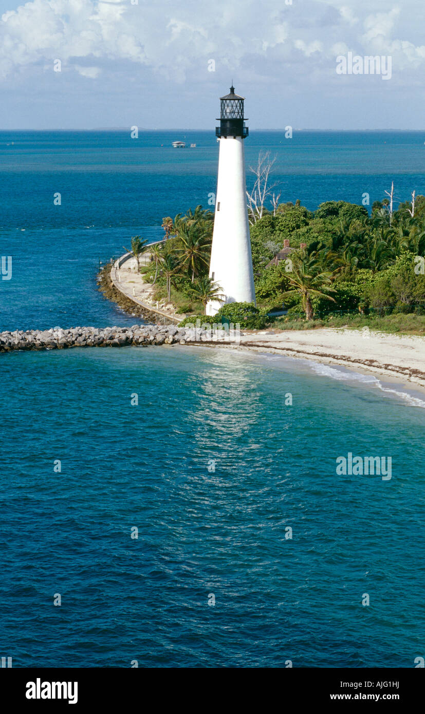 Lighthouse, Miami, Florida, North America Stock Photo - Alamy