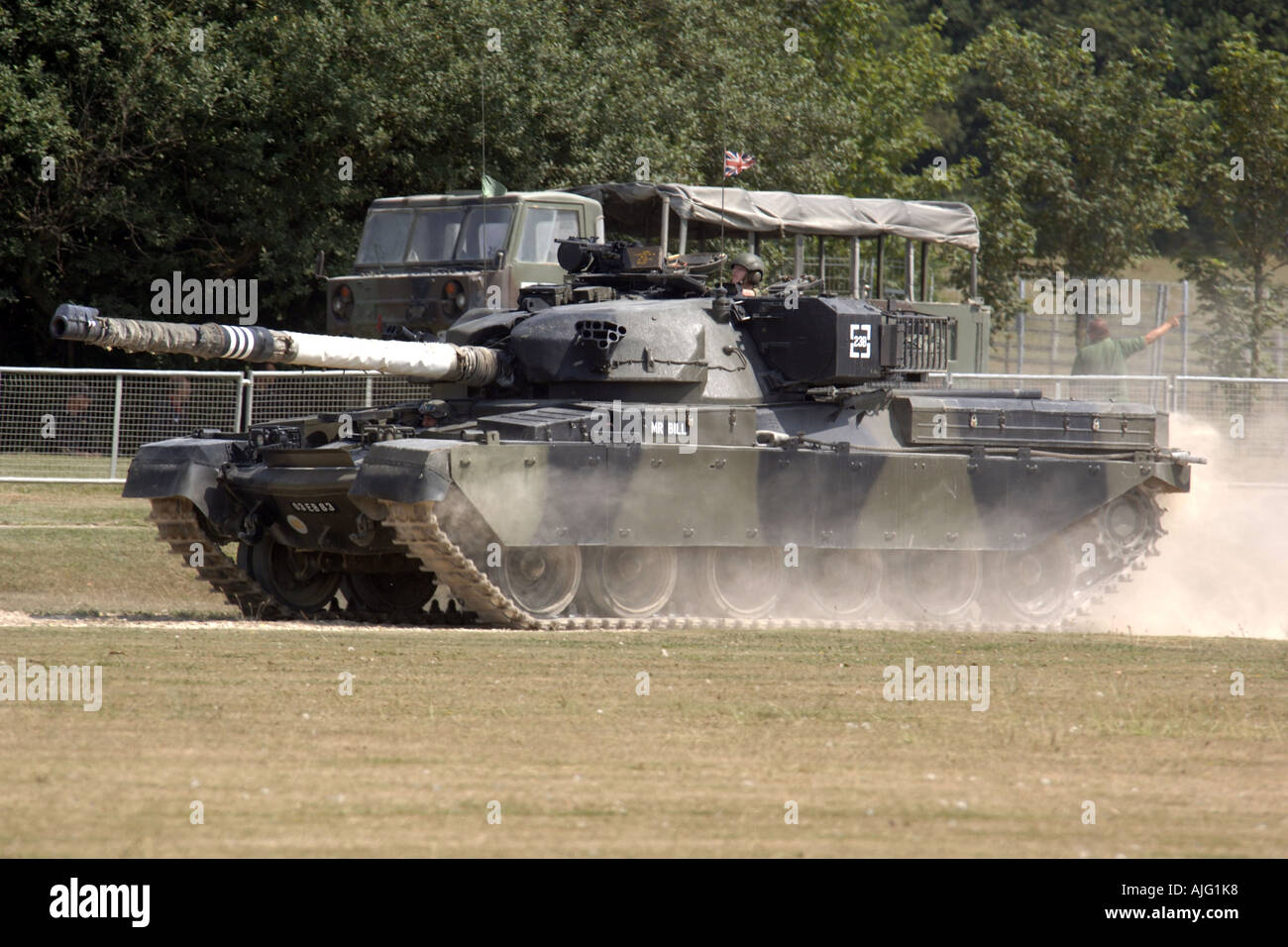 Modern day British Army Chieftain tank on manouvers in Europe Stock ...