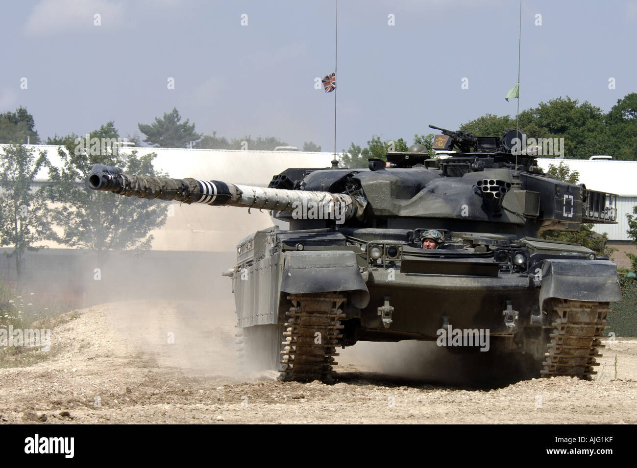 Modern day British Army Chieftain tank on manouvers in Europe Stock ...