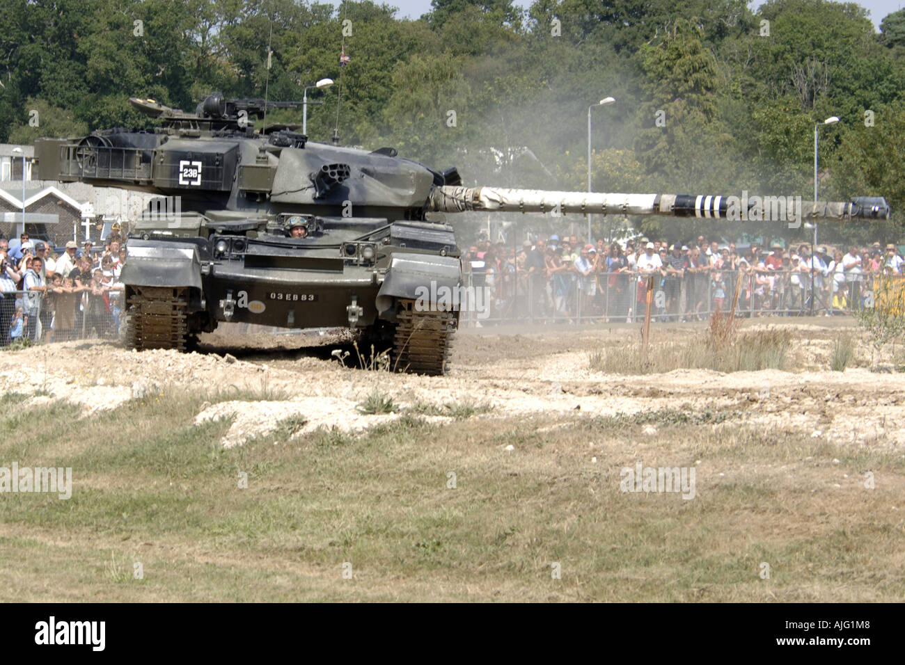 Modern day British Army Chieftain tank on manouvers in Europe Stock ...