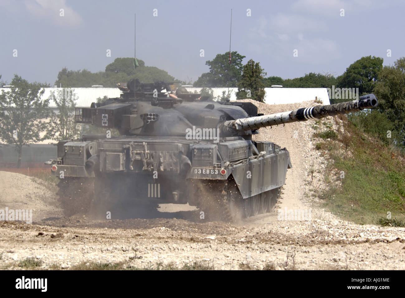Modern day British Army Chieftain tank on manouvers in Europe Stock ...