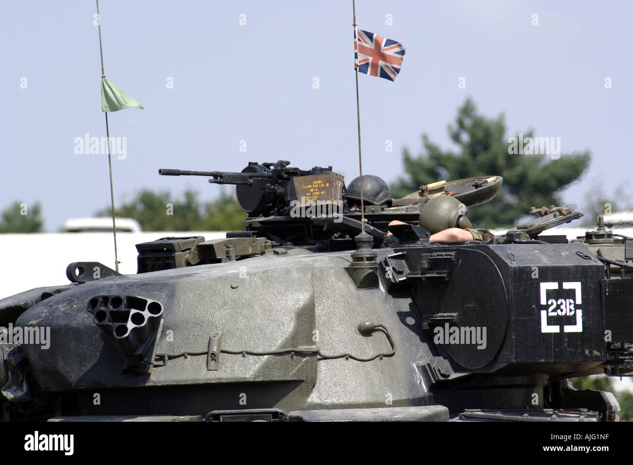 Modern day British Army Chieftain tank on manouvers in Europe Stock ...