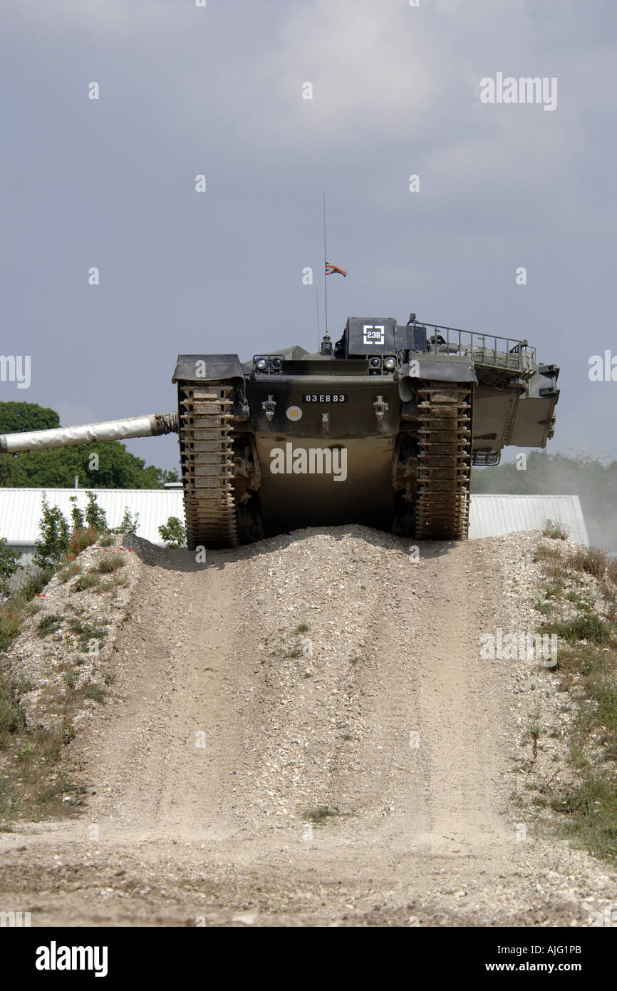 Modern day British Army Chieftain tank on manouvers in Europe Stock ...