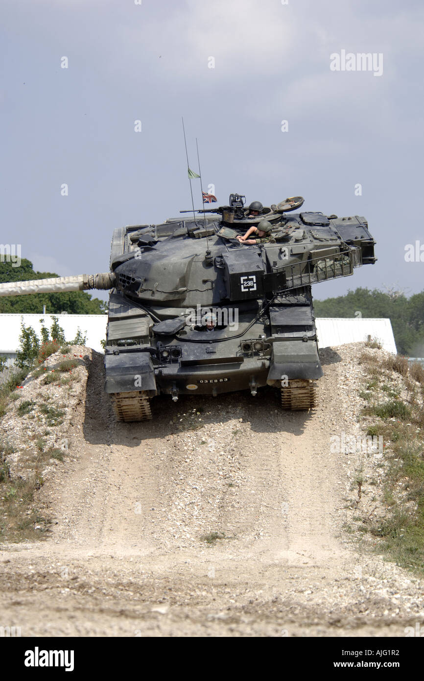 Modern day British Army Chieftain tank on manouvers in Europe Stock ...