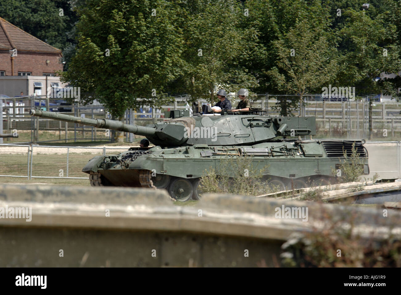 German Modern day Leopard tank Stock Photo - Alamy