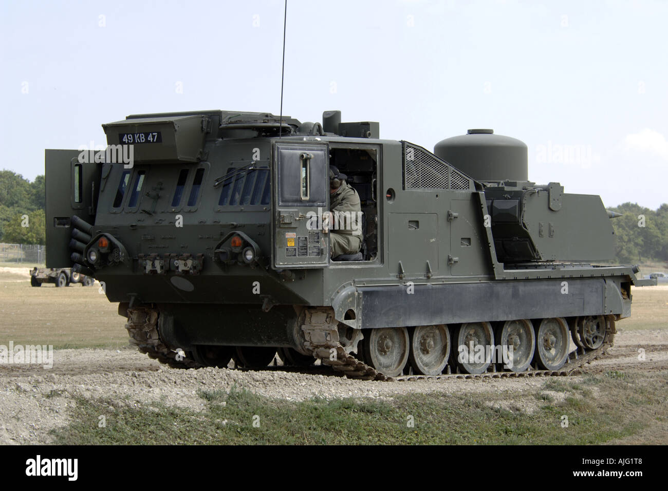 Moder British Army Rapier mobile rocket launcher Stock Photo - Alamy