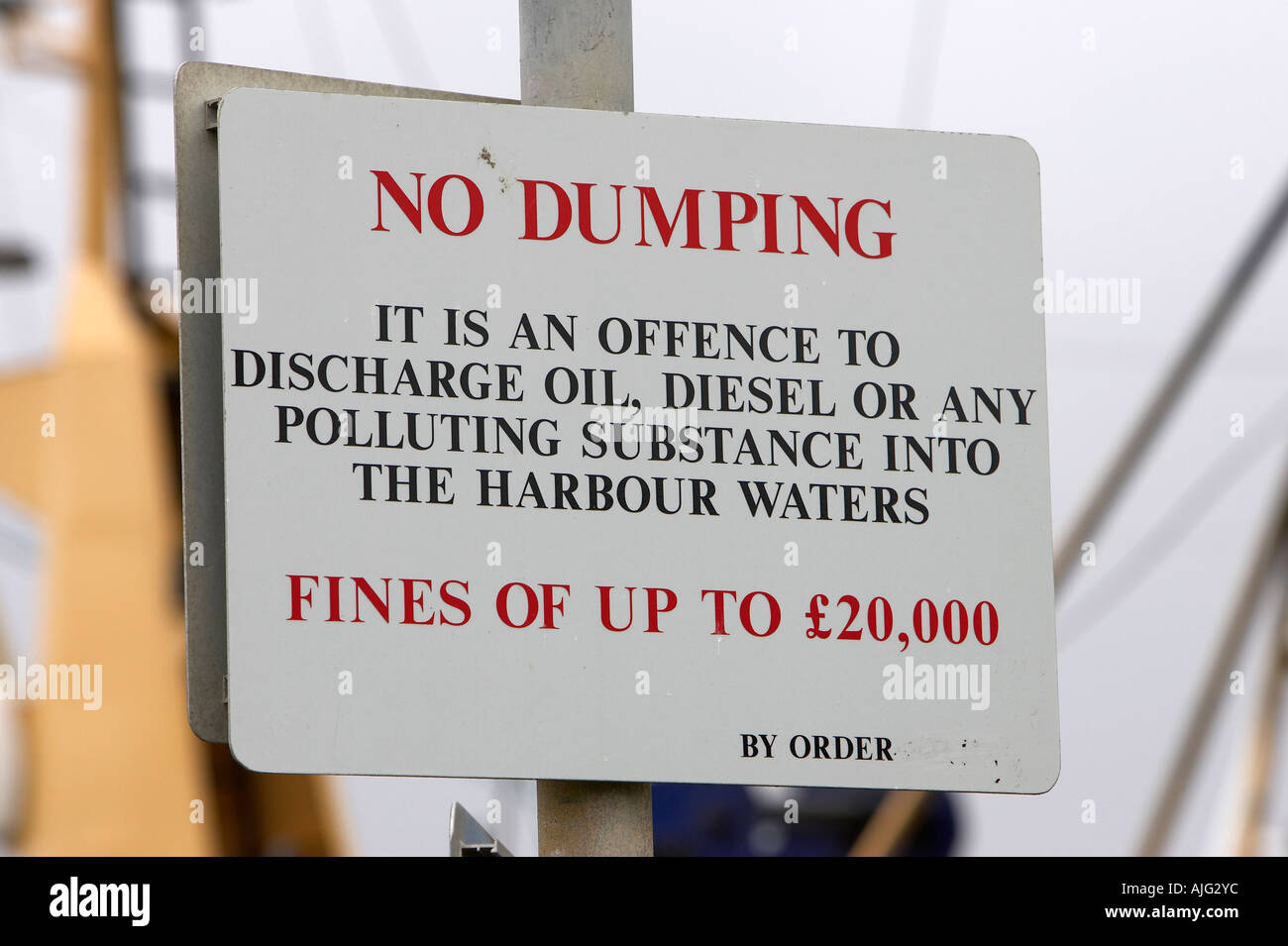 Discharge warning hi-res stock photography and images - Alamy