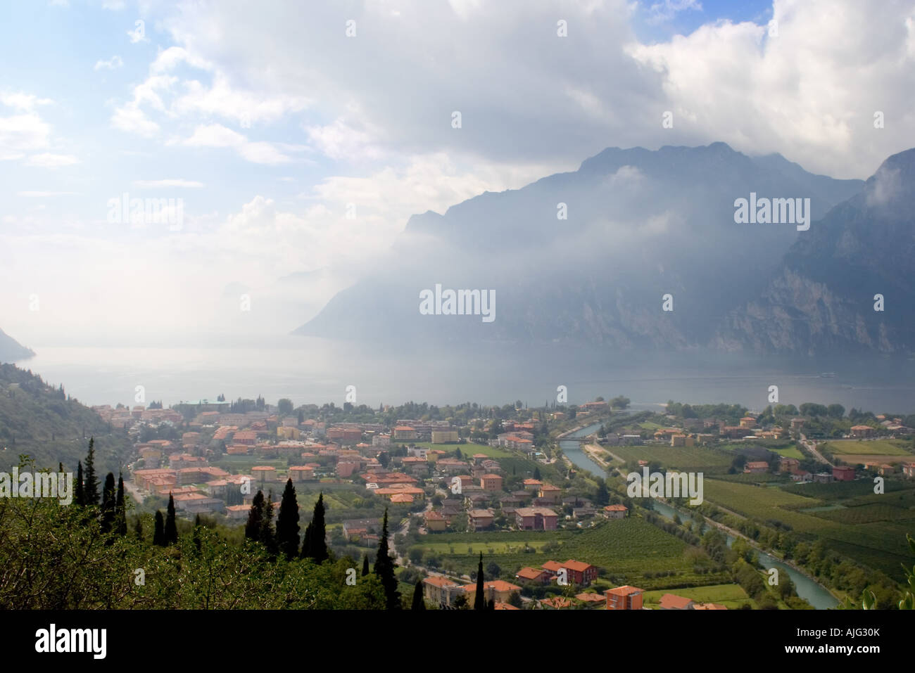 Torbole from above hi-res stock photography and images - Alamy