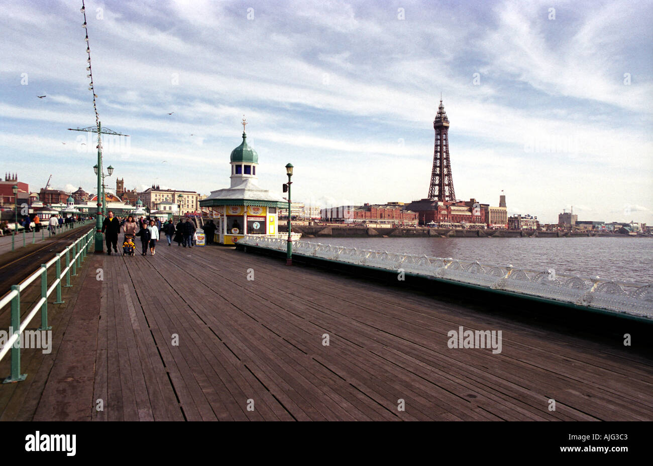 Blackpool seafront wide hi-res stock photography and images - Alamy