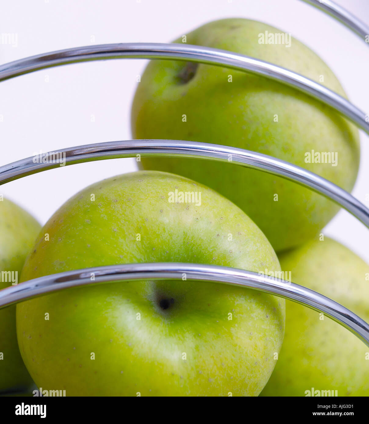 green apple close up fruit Stock Photo - Alamy