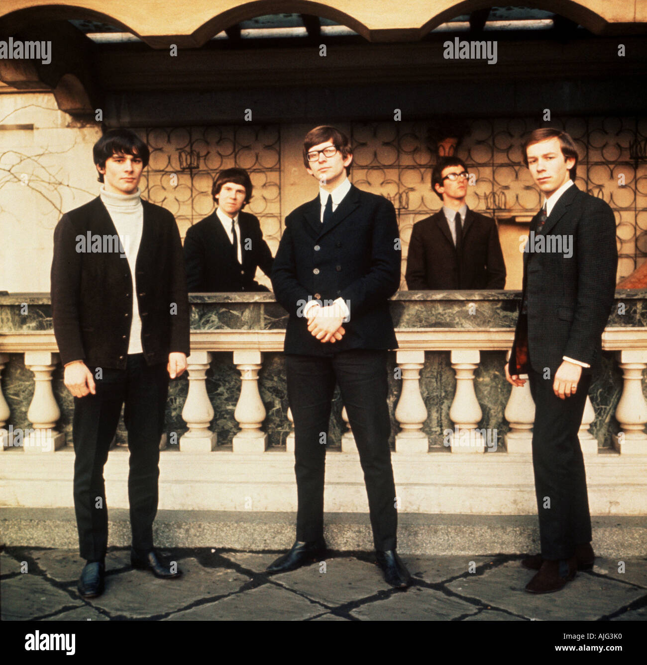 ZOMBIES UK pop group in 1964 with Colin Bluntstone at left Stock Photo ...