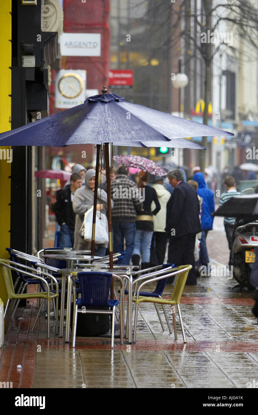 Empty chairs in rain storm hi-res stock photography and images - Alamy