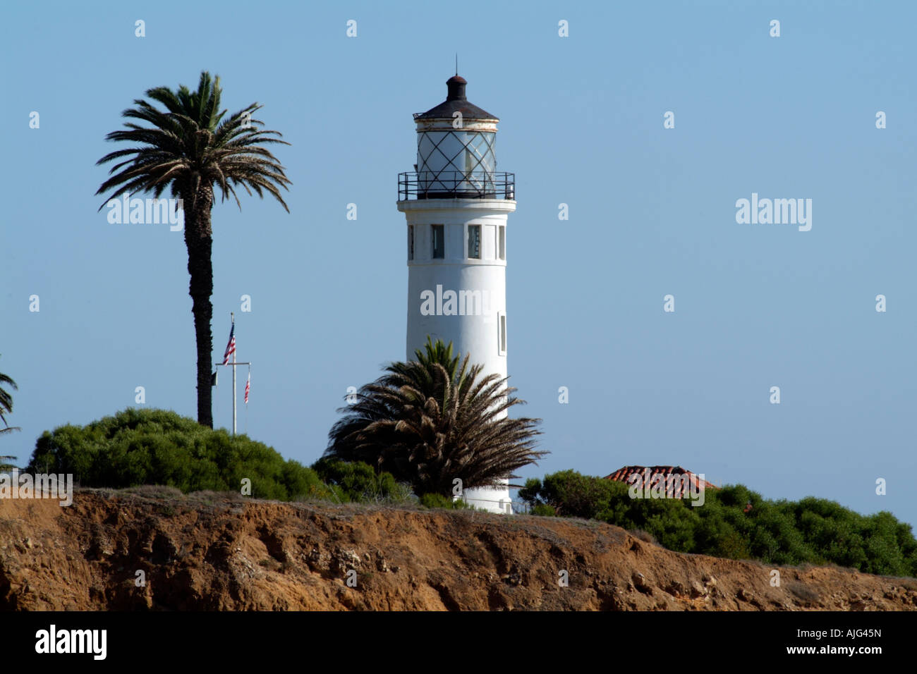 The Historic Automated Point Vincente Lighthouse at Palos Verdes ...