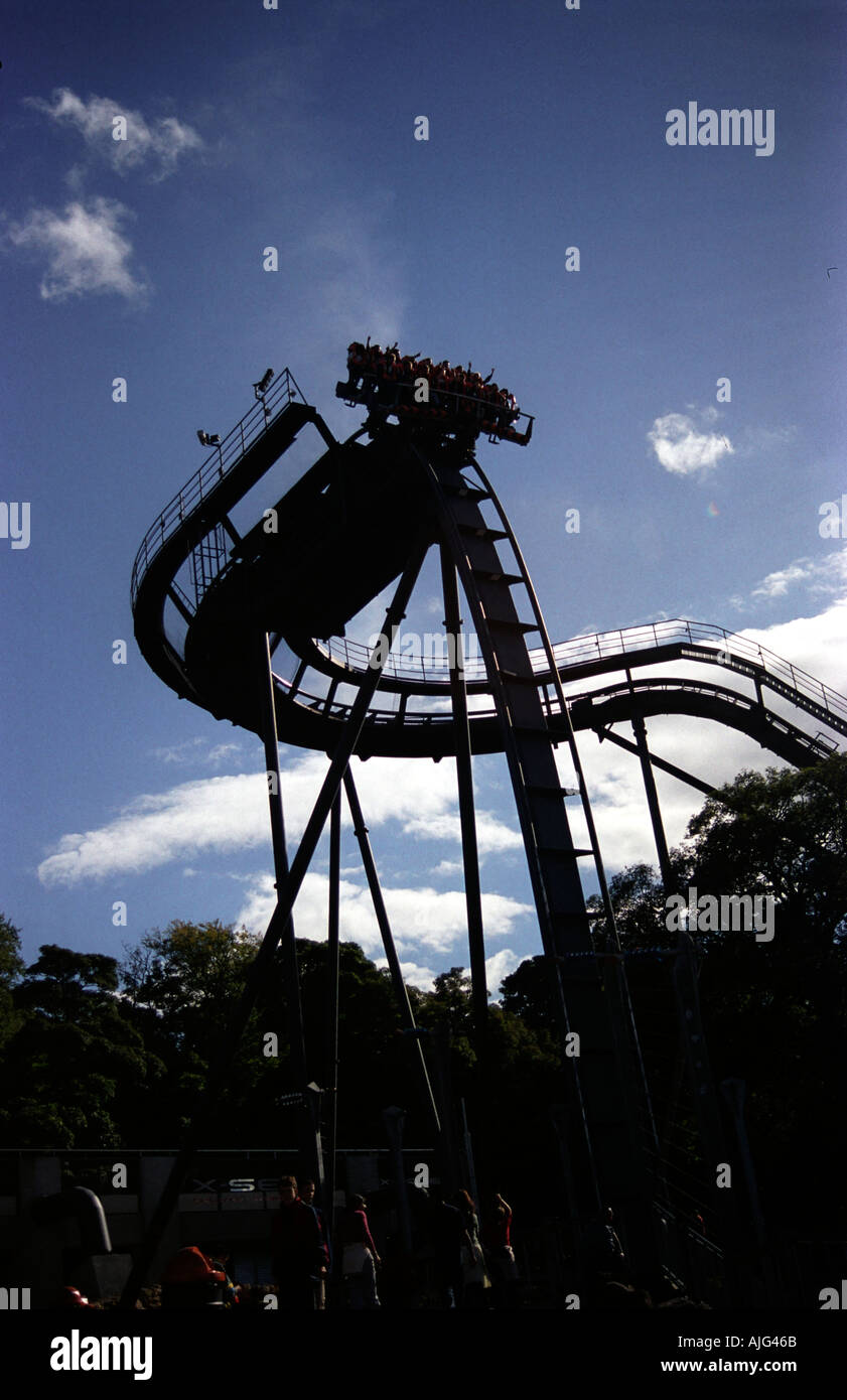 Nemesis roller coaster alton towers hi-res stock photography and images ...