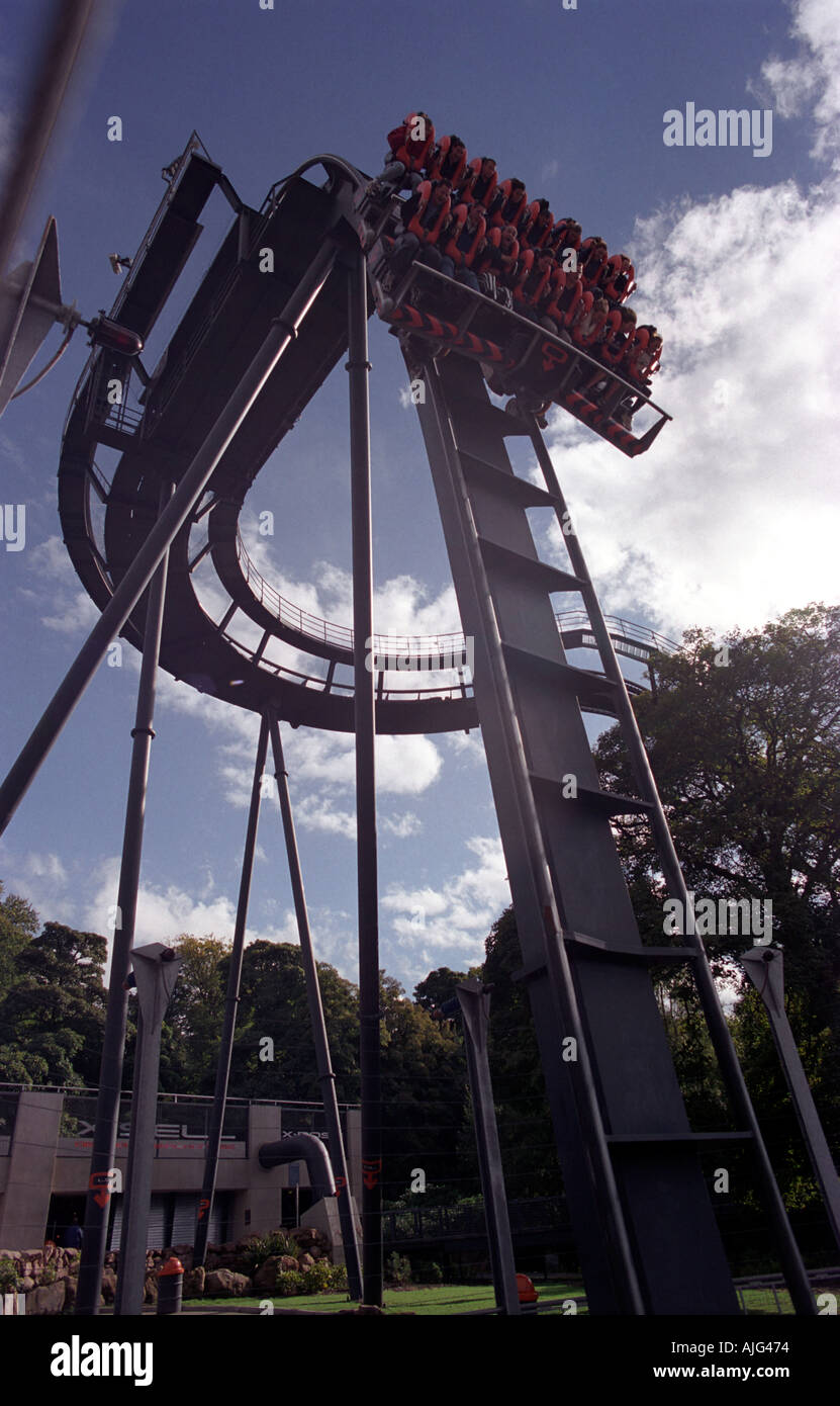 Alton towers roller coaster hi-res stock photography and images - Alamy