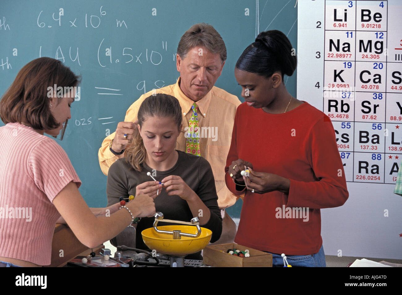 American high school science lab hi-res stock photography and images ...