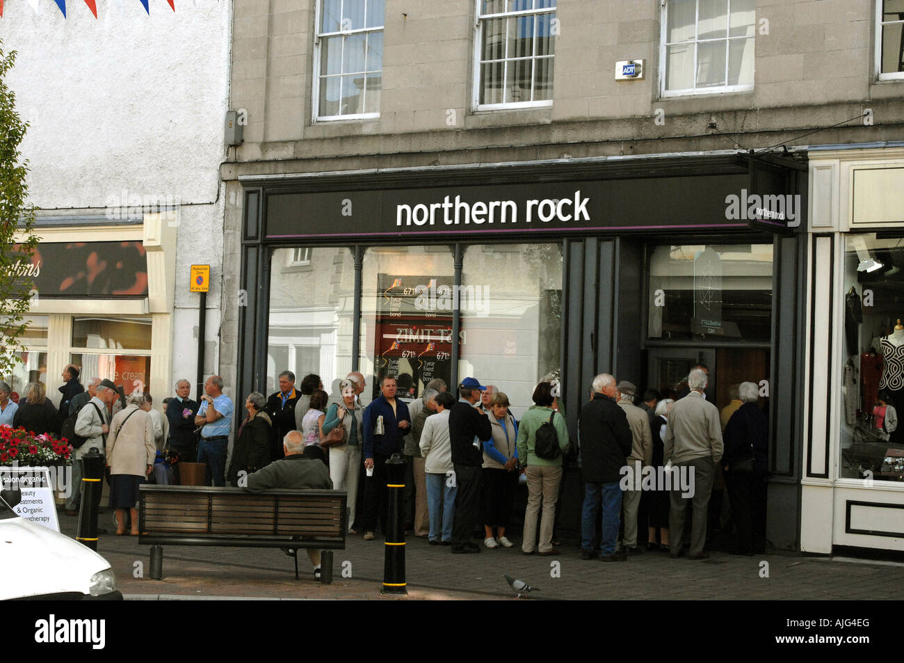 Northern Rock Building Society Stock Photo - Alamy