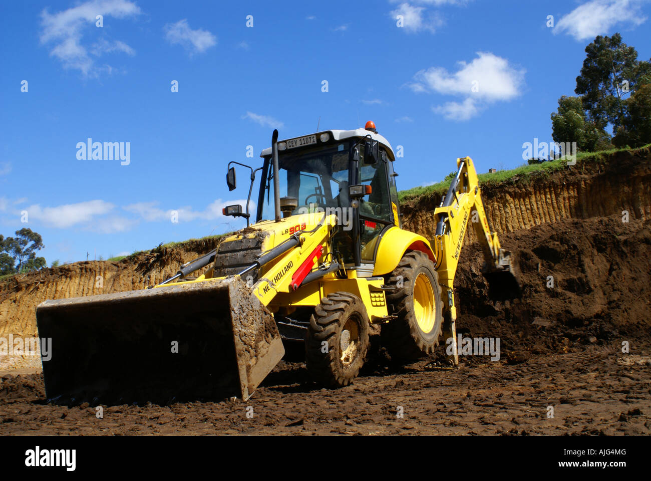 Hoe digger hi-res stock photography and images - Alamy
