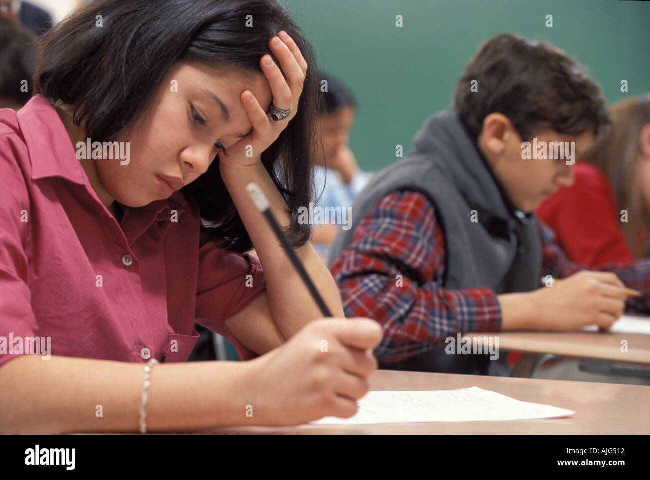 Asian american middle school student hi-res stock photography and ...