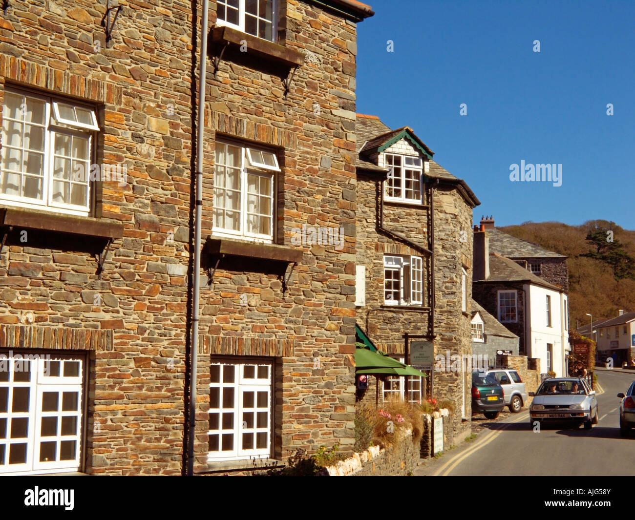 Stone Architecture Boscastle Cornwall England United Kingdom Stock ...