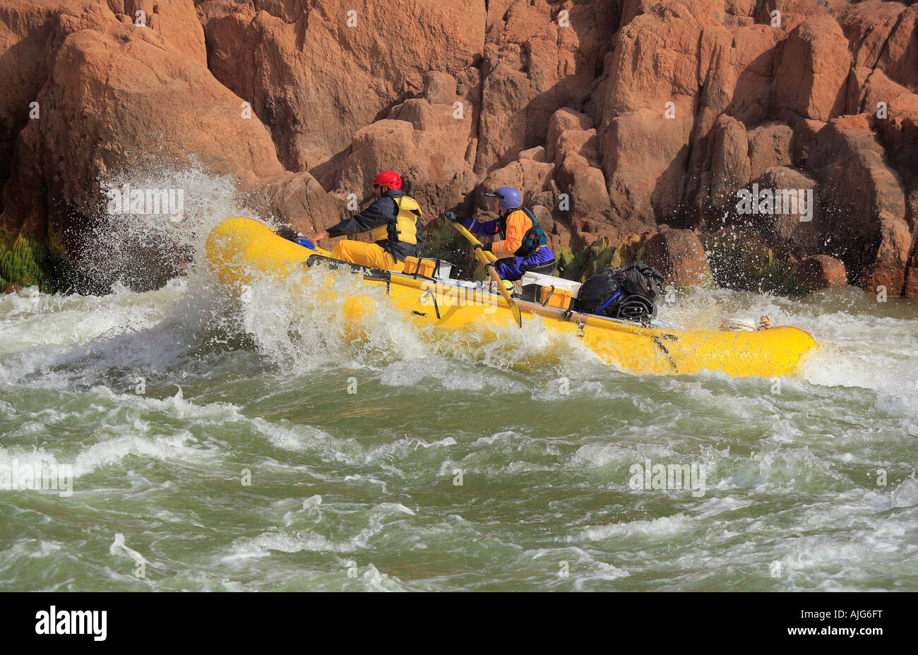 River Runners on the Colorado River Stock Photo - Alamy