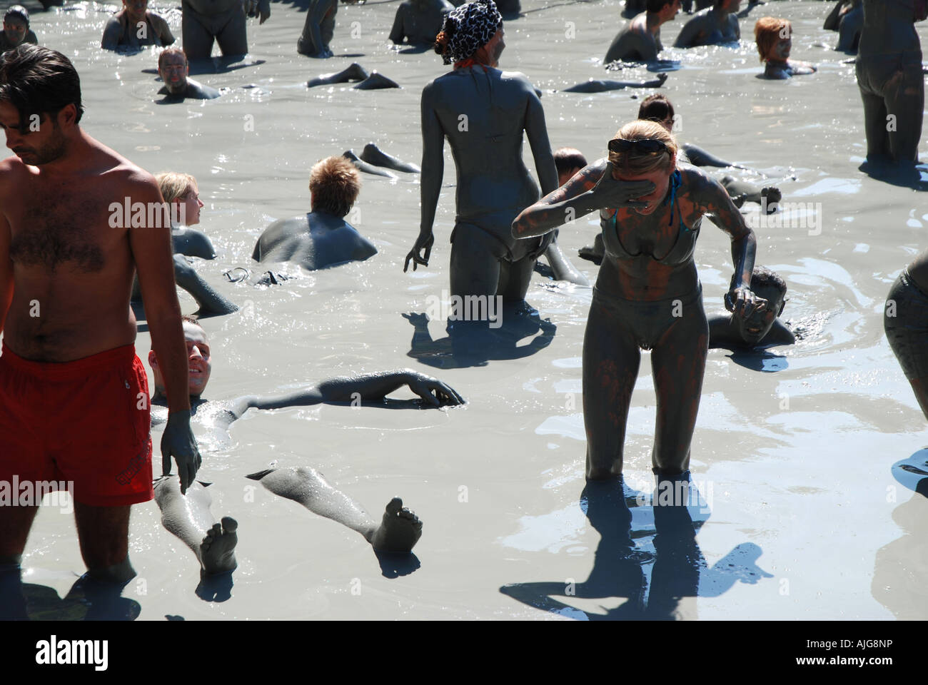 Mud bath cure hi-res stock photography and images - Alamy