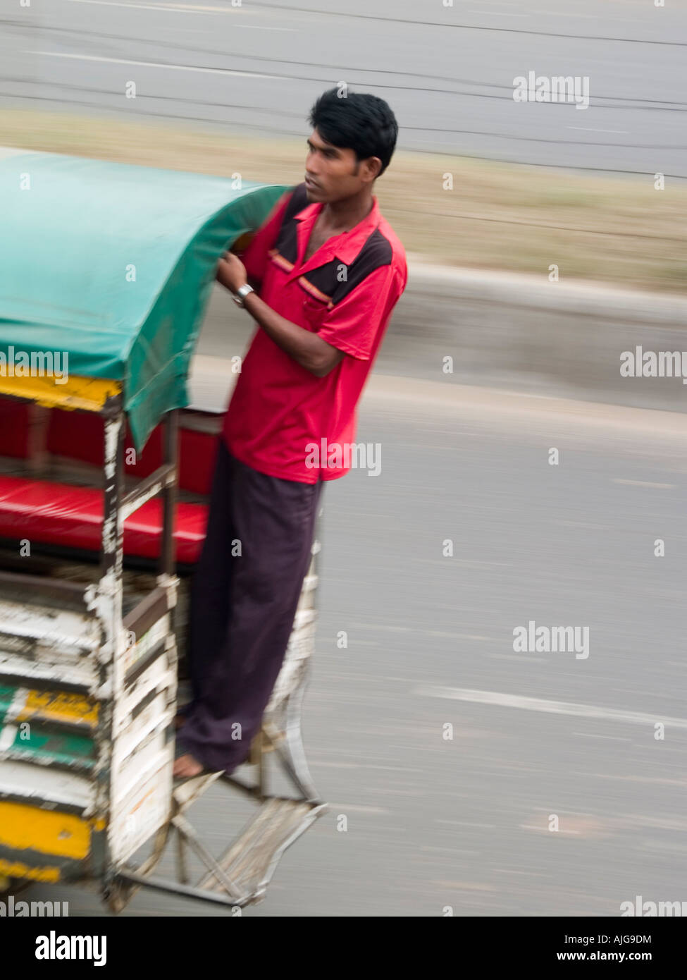 Crowded trucks as local transport Stock Photo - Alamy