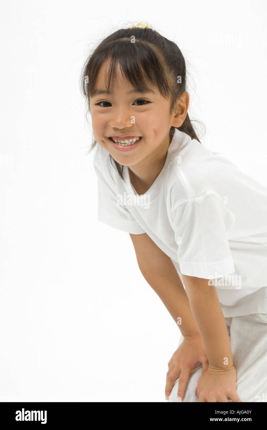 Portrait of elementary age girl Stock Photo - Alamy