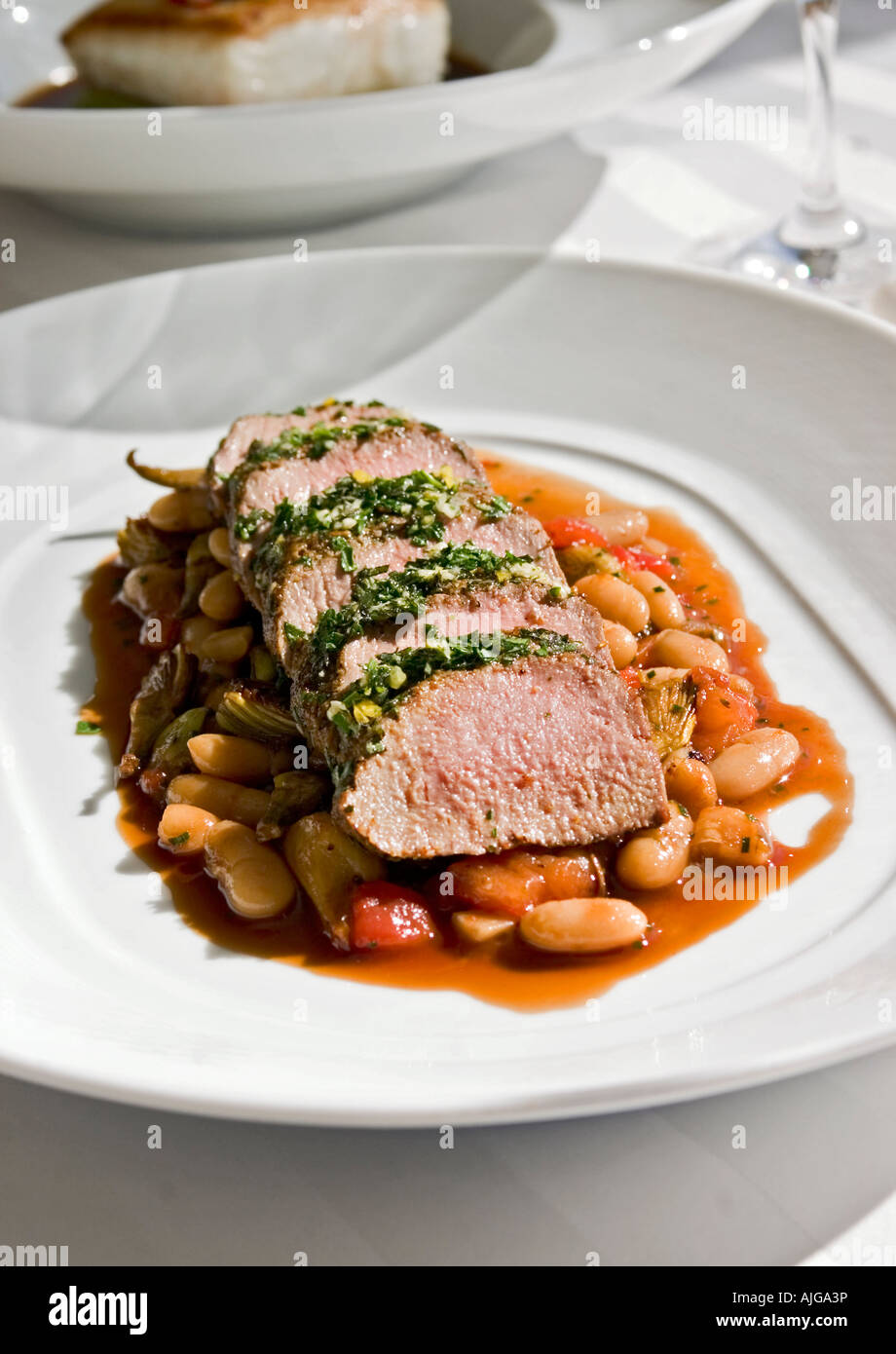 Close up of food on plate Stock Photo - Alamy