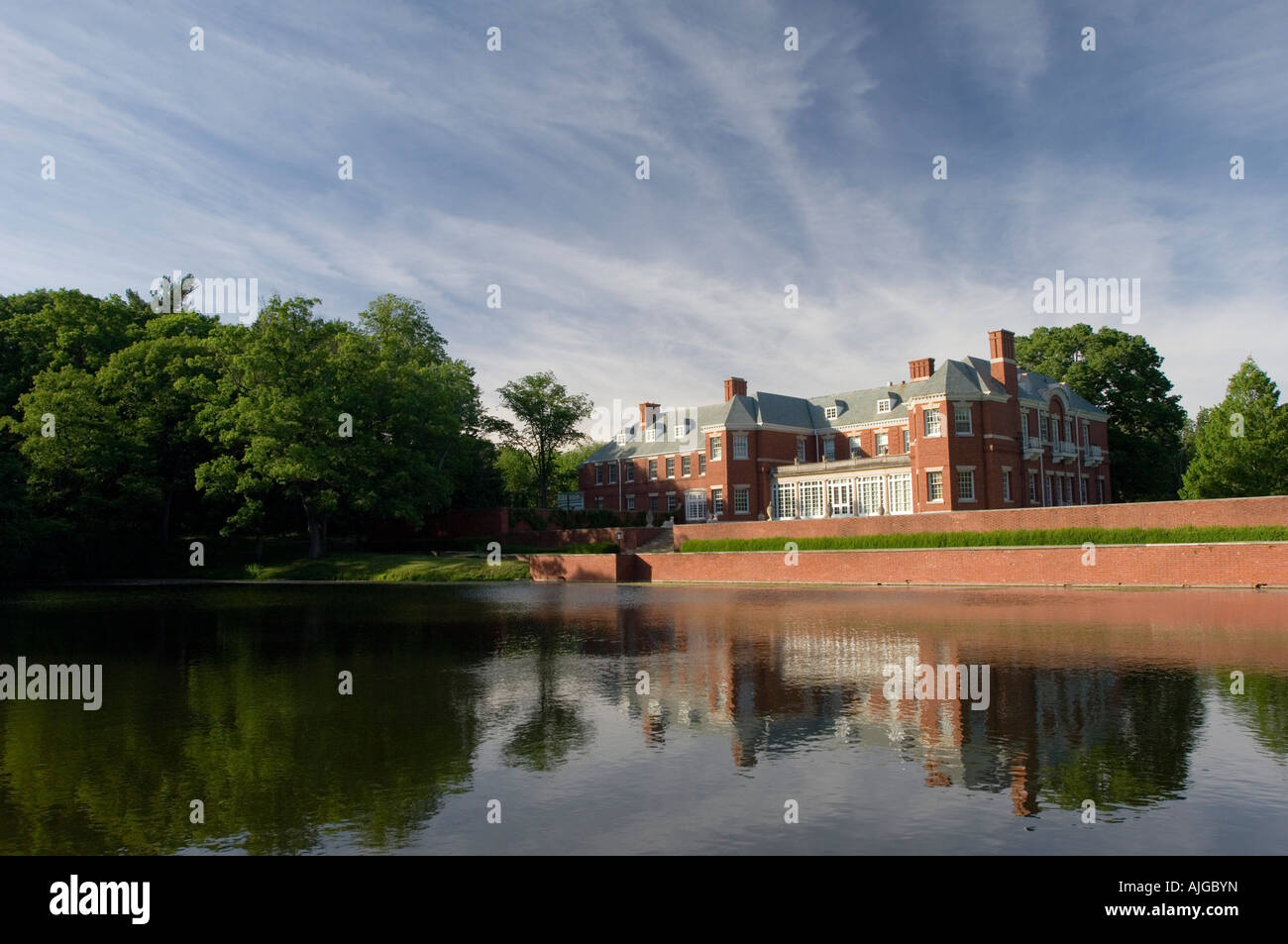The Allerton Mansion at Allerton Park Monticello Illinois The park is ...