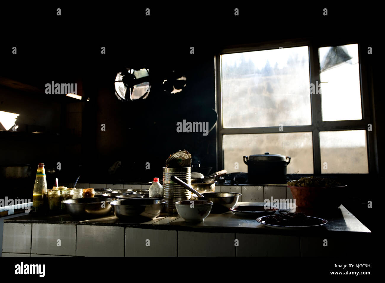 local kitchen in kanas Stock Photo - Alamy