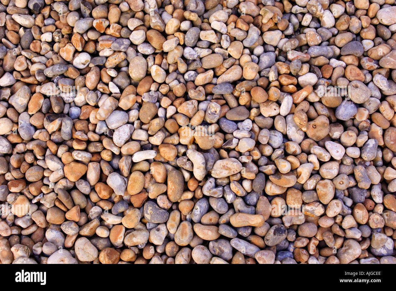 An assortment of pebbles viewed from above Stock Photo - Alamy