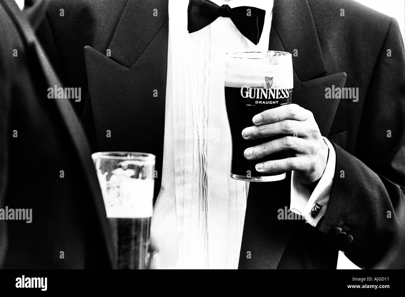 Evening drinking Black and White Stock Photos & Images - Alamy