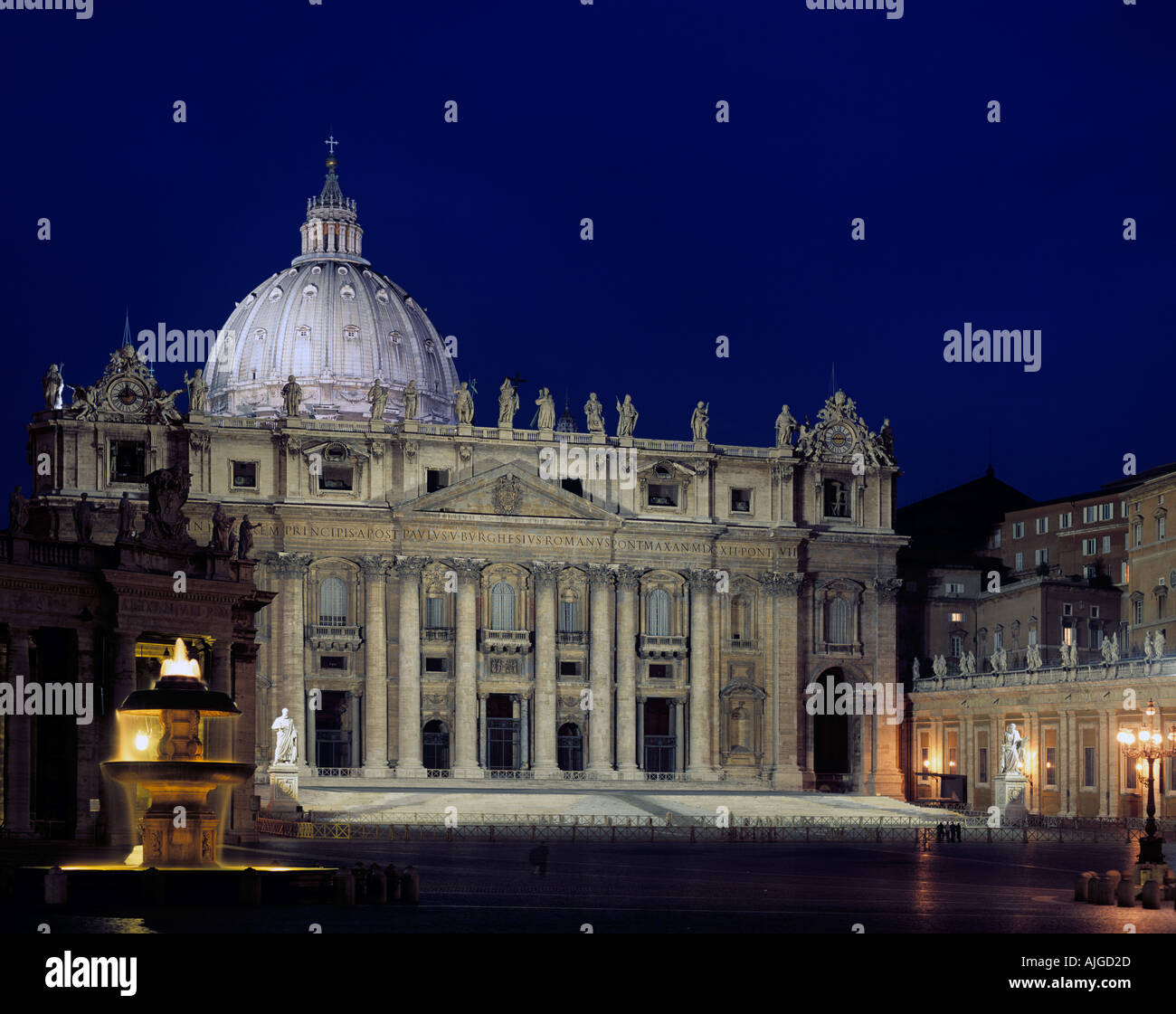 Europa Europe Italien Italy Rom Roma Rome San Pietro Basilika Petersdom ...