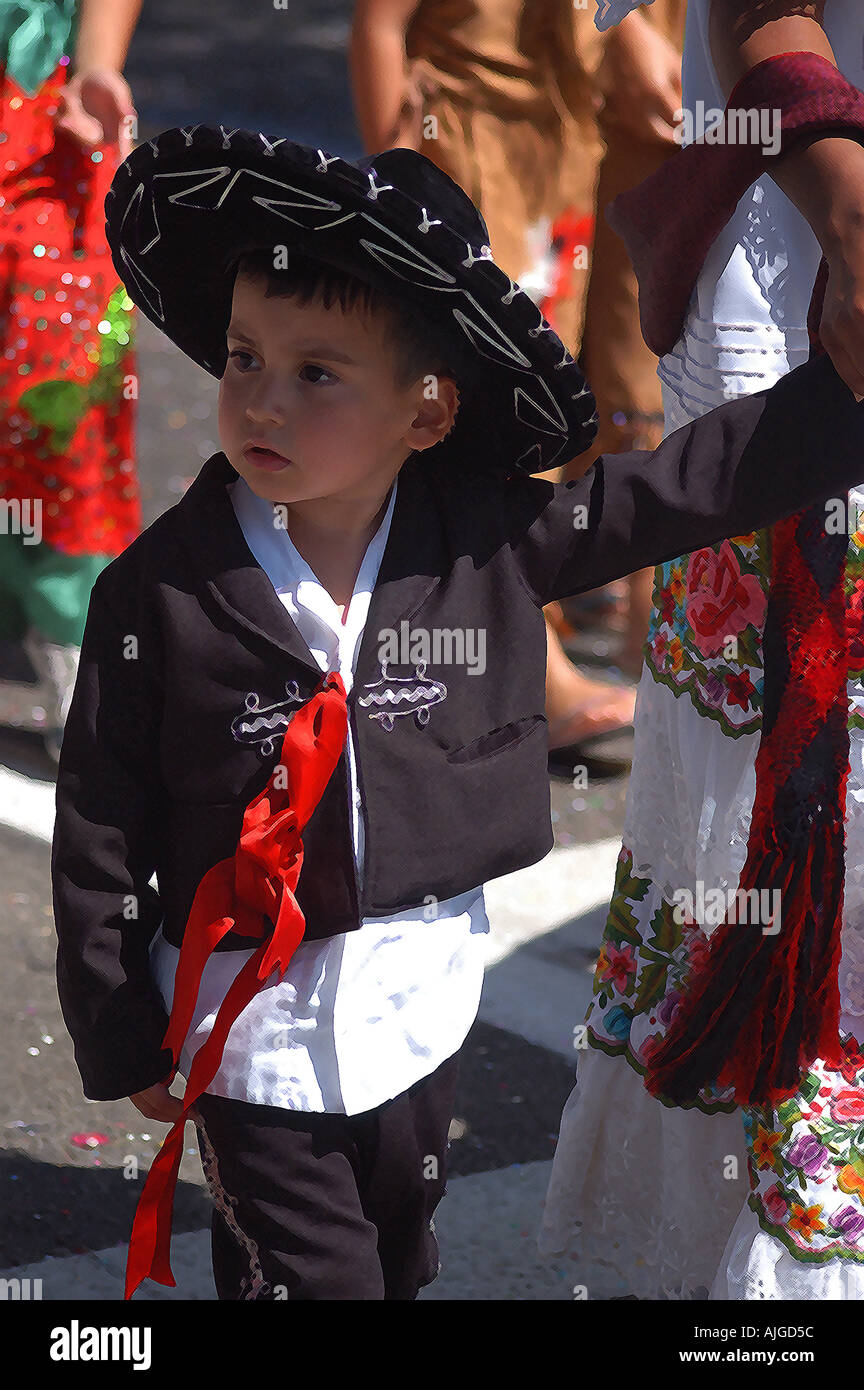 Fiesta Children s Parade Stock Photo - Alamy