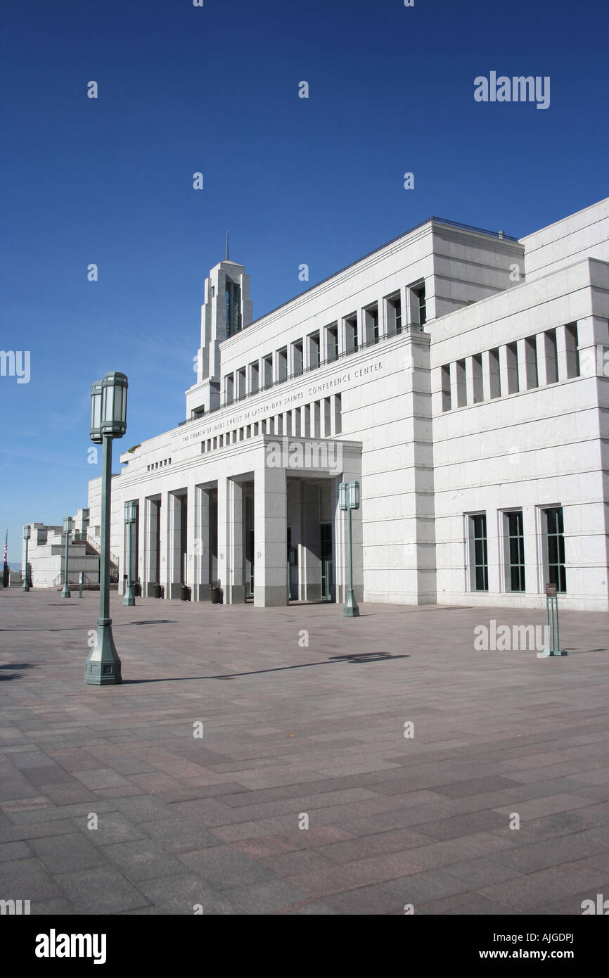 LDS Conference Center Salt Lake City Utah October 2007 Stock Photo - Alamy
